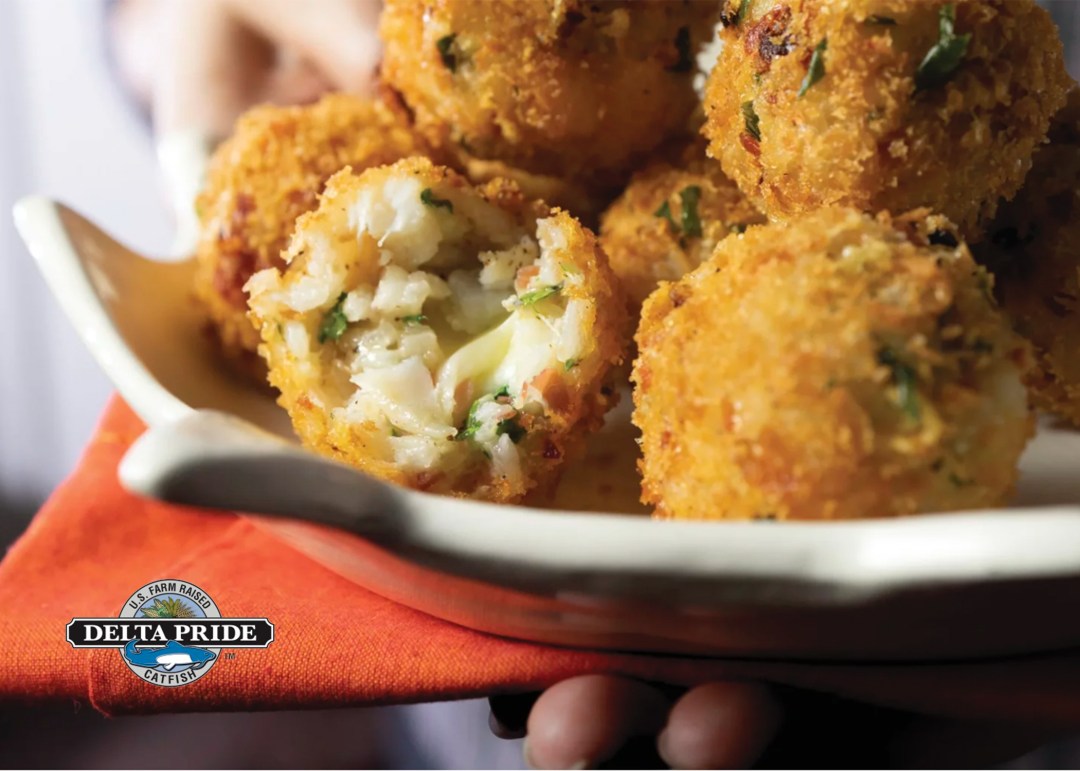 Arancini di Riso with Delta Pride Catfish - Delta Pride