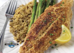 Pan-Fried Delta Pride Catfish with Almond Flour - Delta Pride
