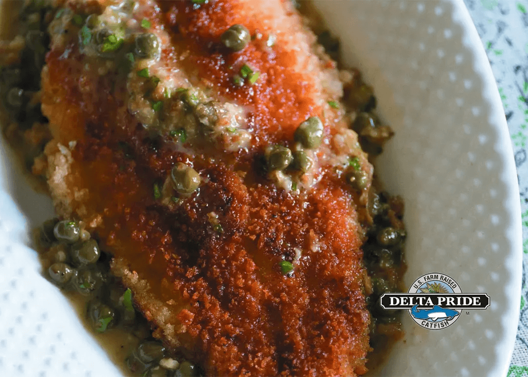 Delta Pride Catfish Piccata - Delta Pride