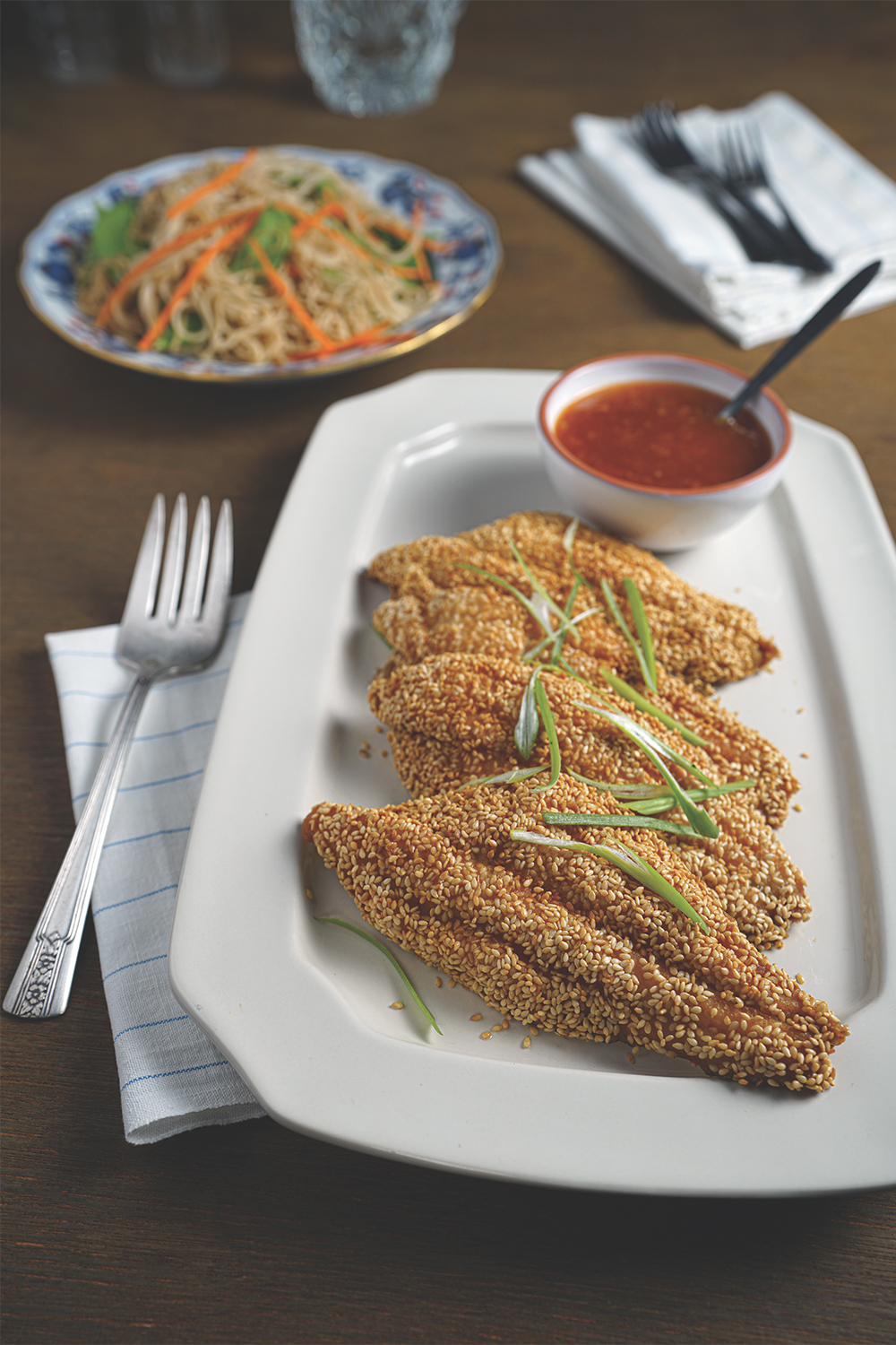 Delta Pride Sesame-Crusted Catfish - Delta Pride
